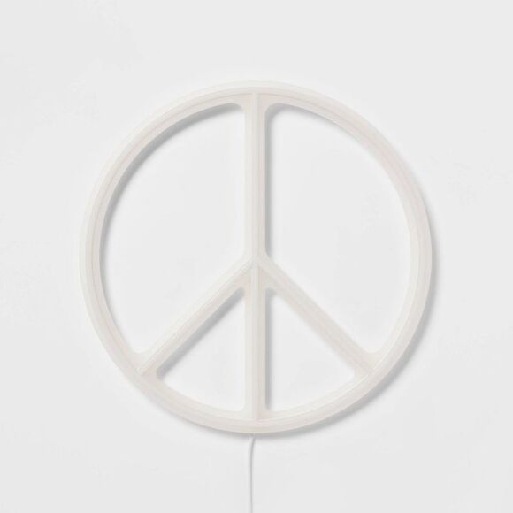 Pillowfort | Accents | Pillowfort Peace Neon Wall Decor Pillowfort ...